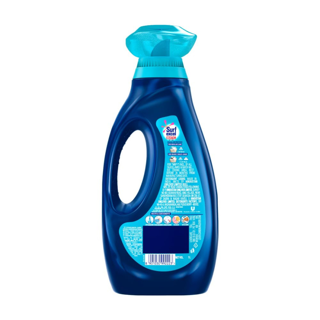 Surf Excel Matic Top Load Liquid Detergent 1L|| Specially designed to ...