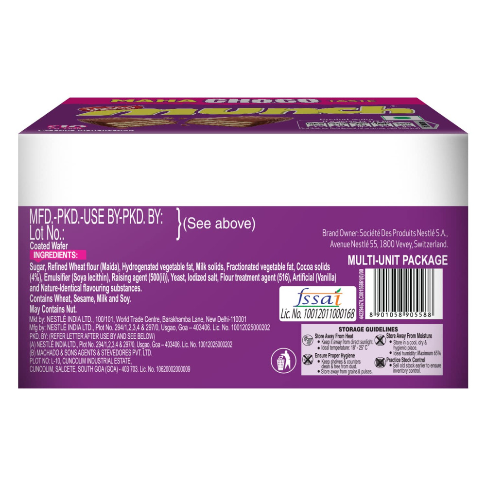 Nestle Munch Maha Choco Taste,(42 units,18g) x 2 - Bazaar5.com | One ...