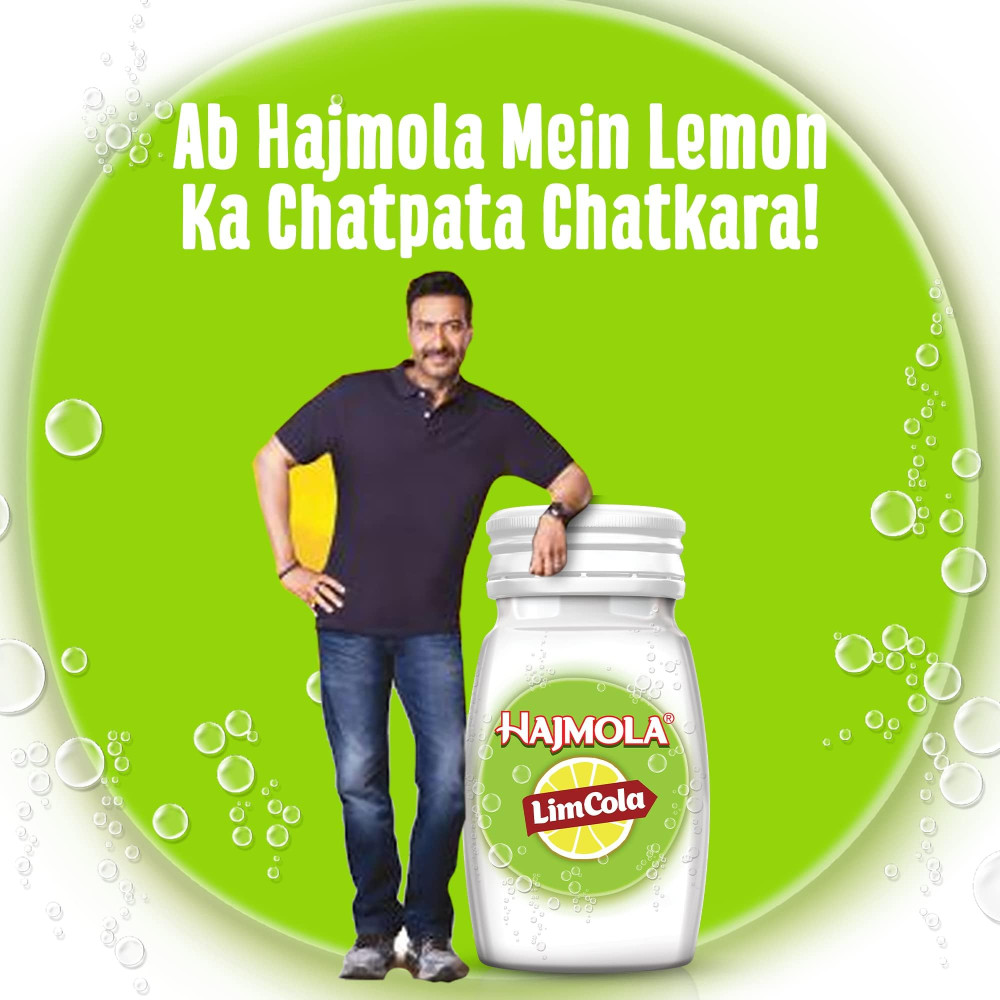 Dabur Hajmola Tasty Digestive Tablets (Limcola Flavour) - 120 Tabs ...