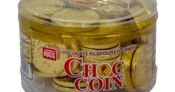 Hugs Choc Coin Gold Chocolate 210 G - Bazaar5 Germany